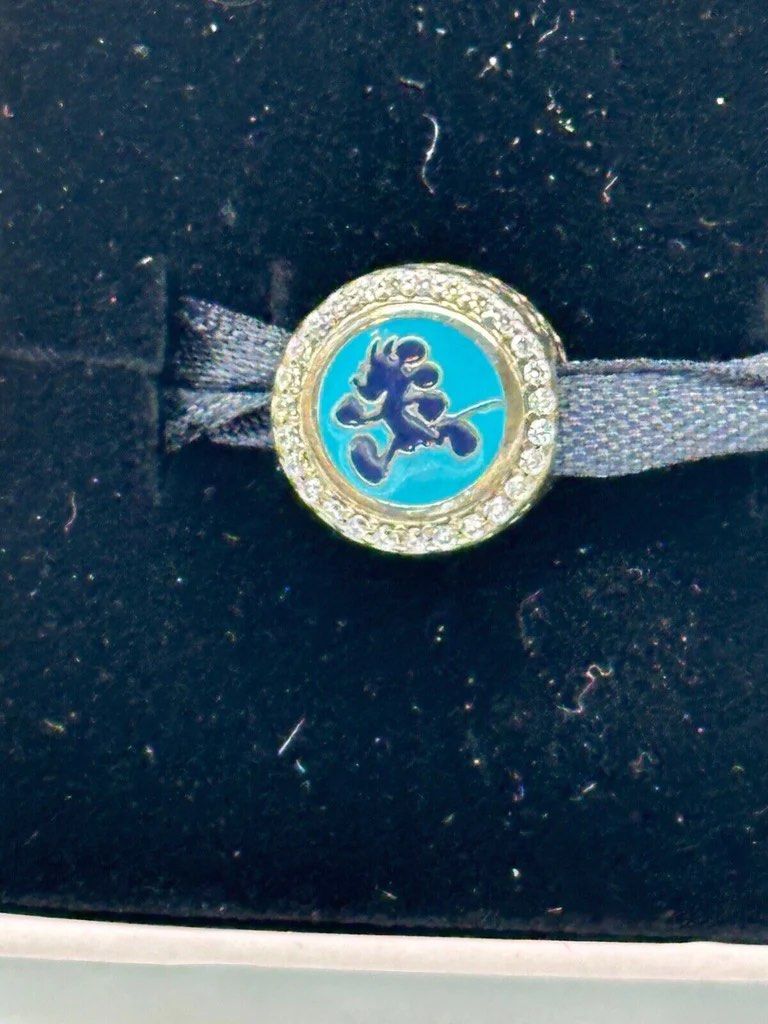 Disney Parks Pandora RunDisney Running Minnie Button Charm Every Mile ...