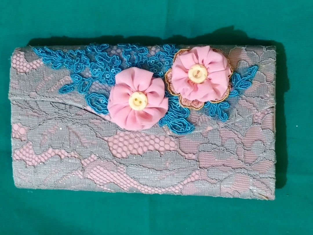 Dompet pesta kondangan mewah cantik, Desain & Kerajinan Tangan, Barang & Aksesoris Kerajinan di ...