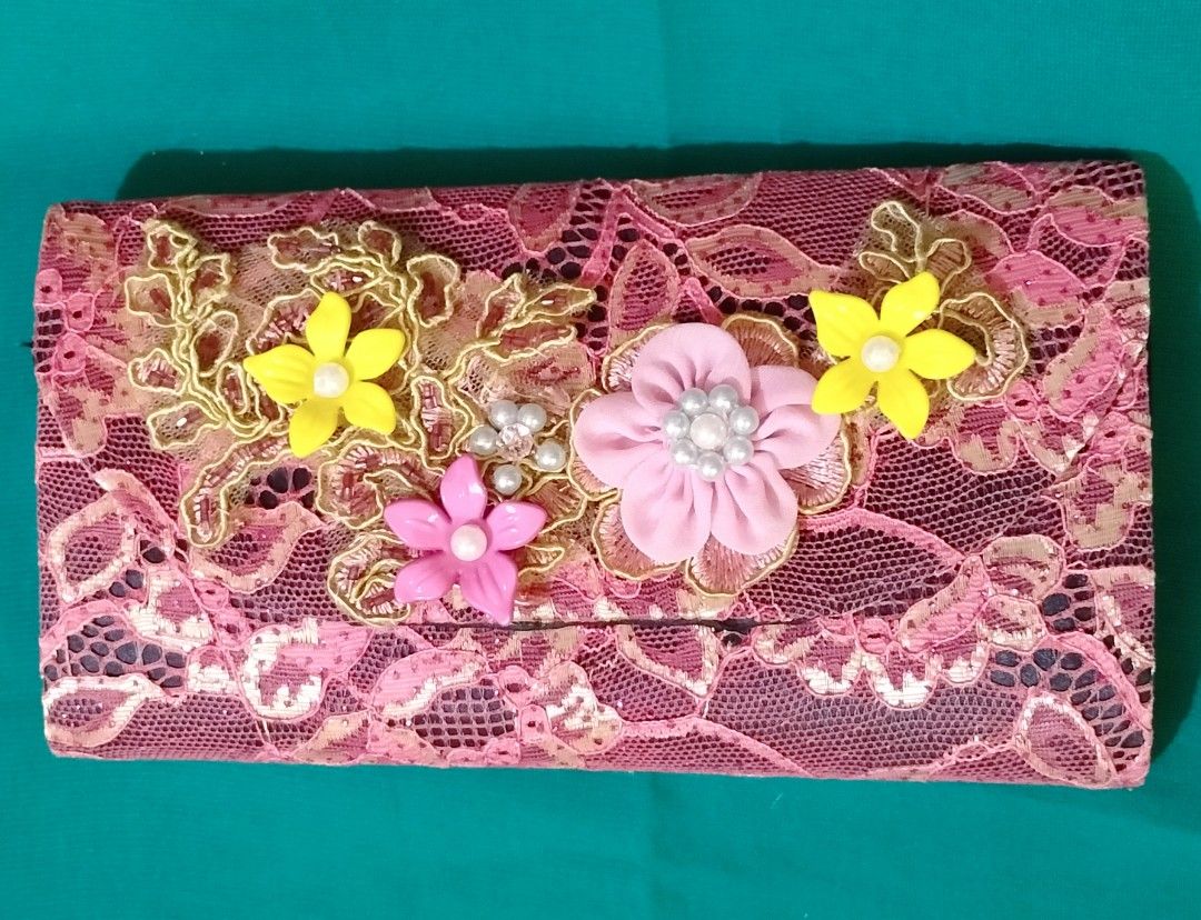 Dompet pesta kondangan mewah cantik, Desain & Kerajinan Tangan, Barang & Aksesoris Kerajinan di ...