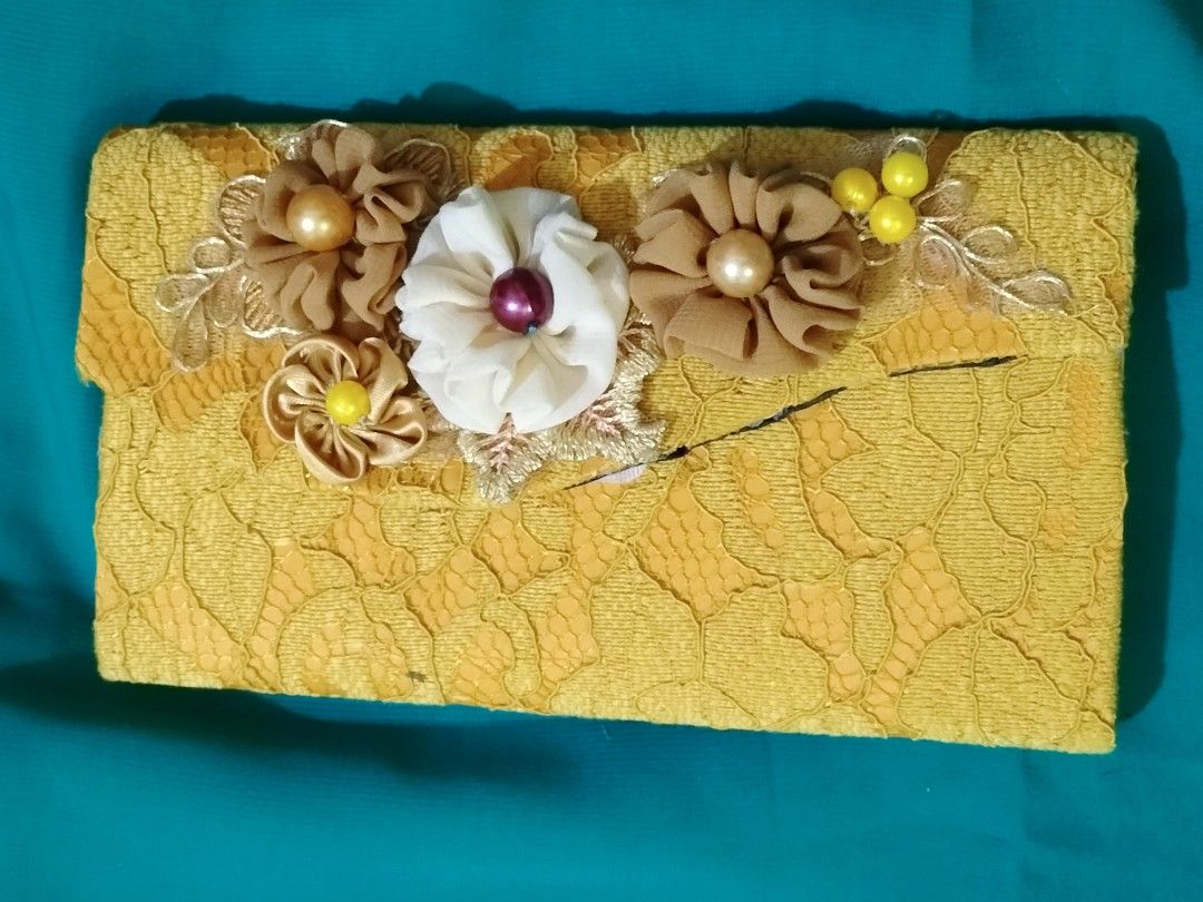 Dompet pesta kondangan mewah cantik, Desain & Kerajinan Tangan, Barang & Aksesoris Kerajinan di ...