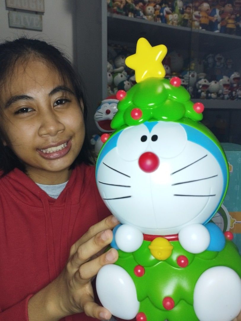 Doraemon Christmas Tree, Hobbies & Toys, Toys & Games on Carousell