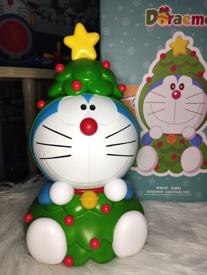 Doraemon Christmas Tree, Hobbies & Toys, Toys & Games on Carousell