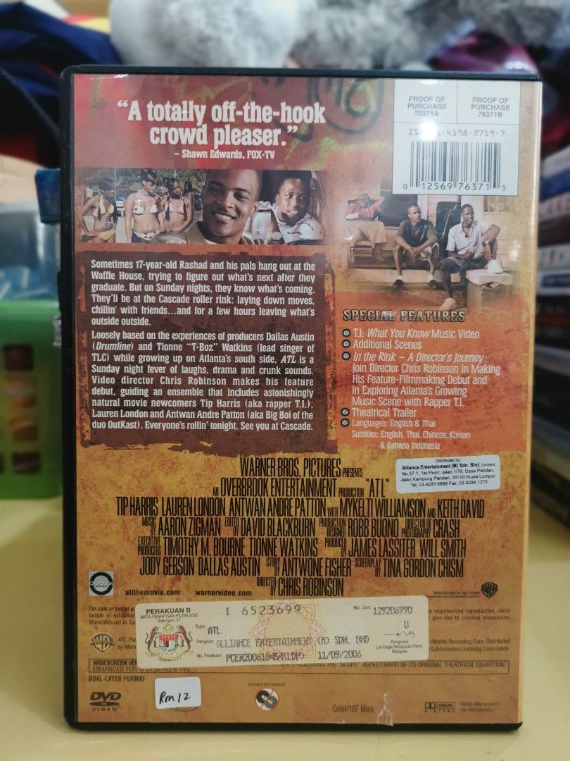 (DVD) ATL, Hobbies & Toys, Music & Media, CDs & DVDs on Carousell