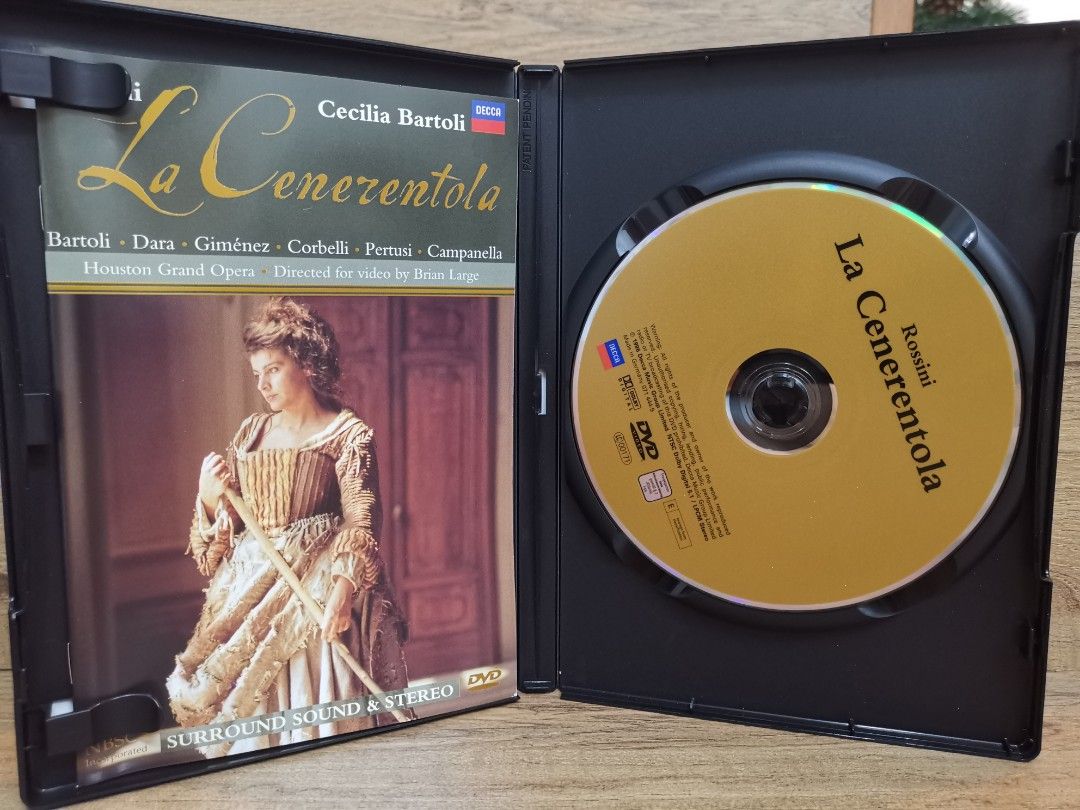 (DVD) CECILIA BARTOLI Rossini La Cenezentola, Hobbies & Toys, Music ...