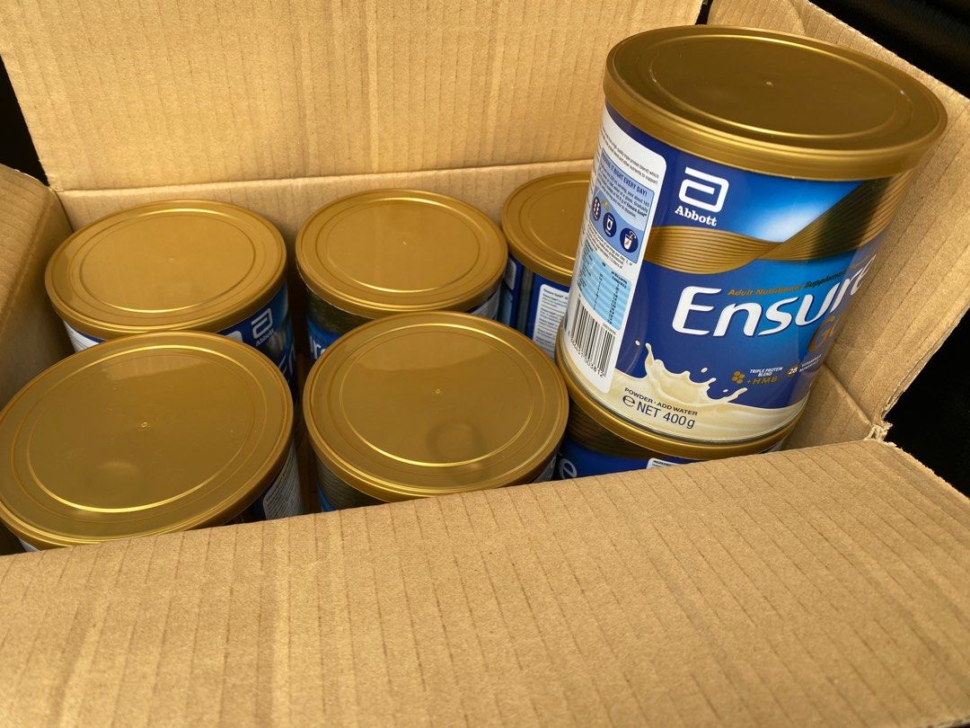 Ensure plus Gold Vanilla 400g last 12 cans, Health & Nutrition, Health ...
