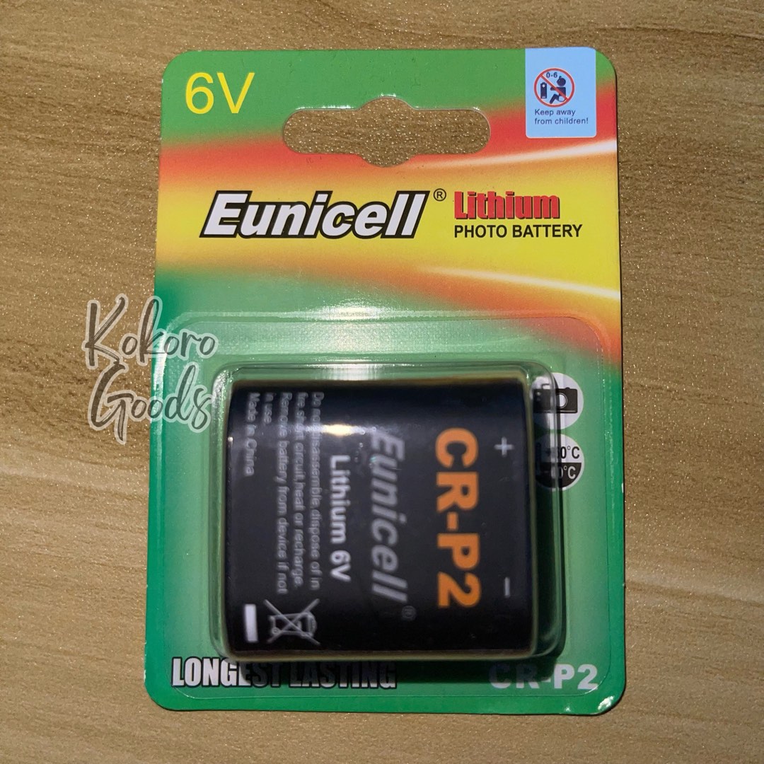 Eunicell Lithium Photo Battery CR-P2 CRP2 6v, Mobile Phones & Gadgets ...