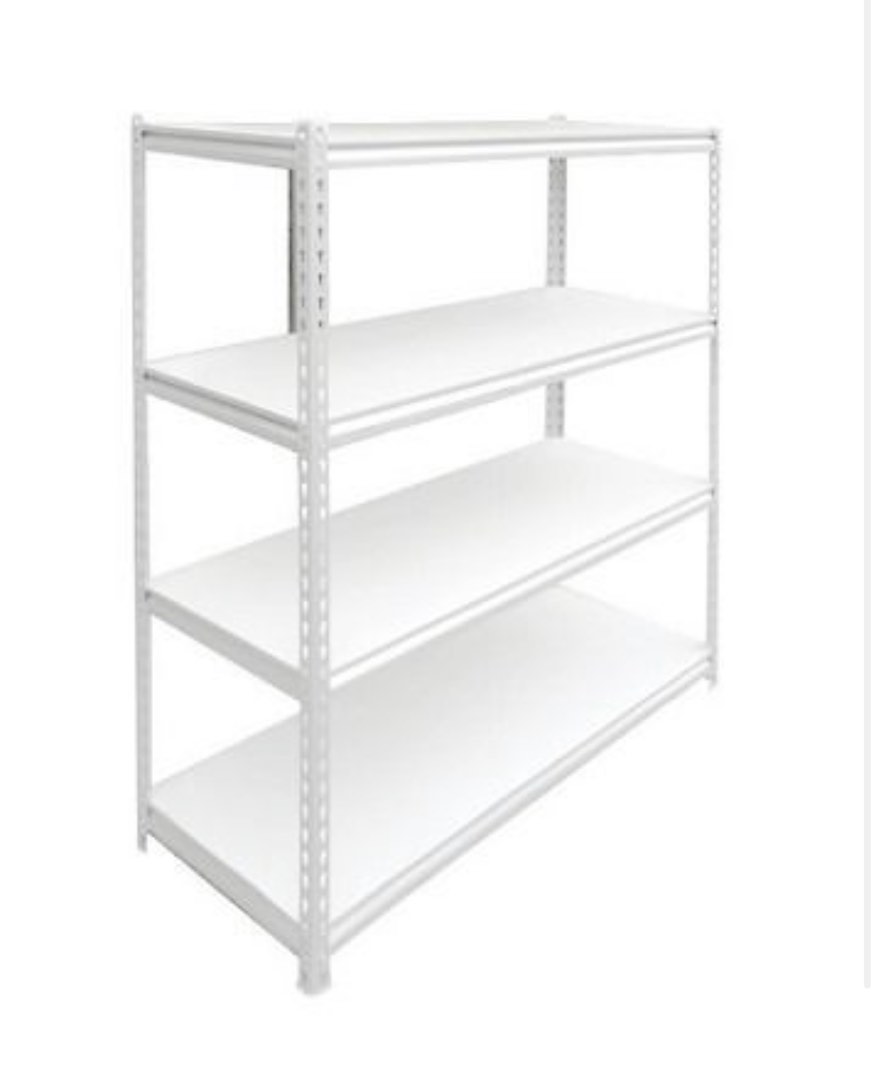 (Extra tall) Metal Rack Storage Store Room Shelves (4 tier), Furniture ...