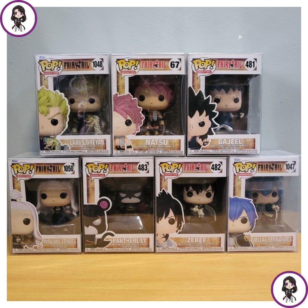 Fairy Tail Funko Pop, Hobbies & Toys, Toys & Games on Carousell