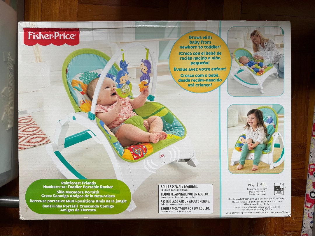 Fisher price rocker with music - brand new, Babies & Kids, Infant ...