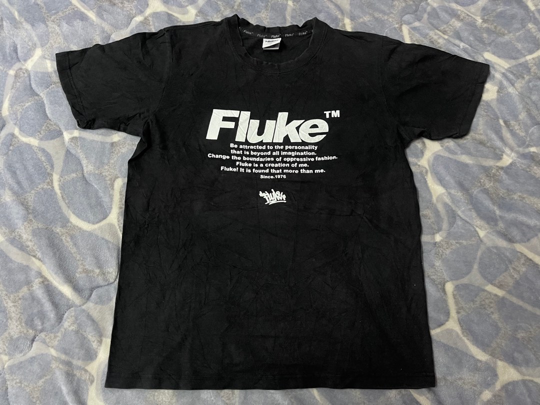 Fluke shirt, Men's Fashion, Tops & Sets, Tshirts & Polo Shirts on Carousell