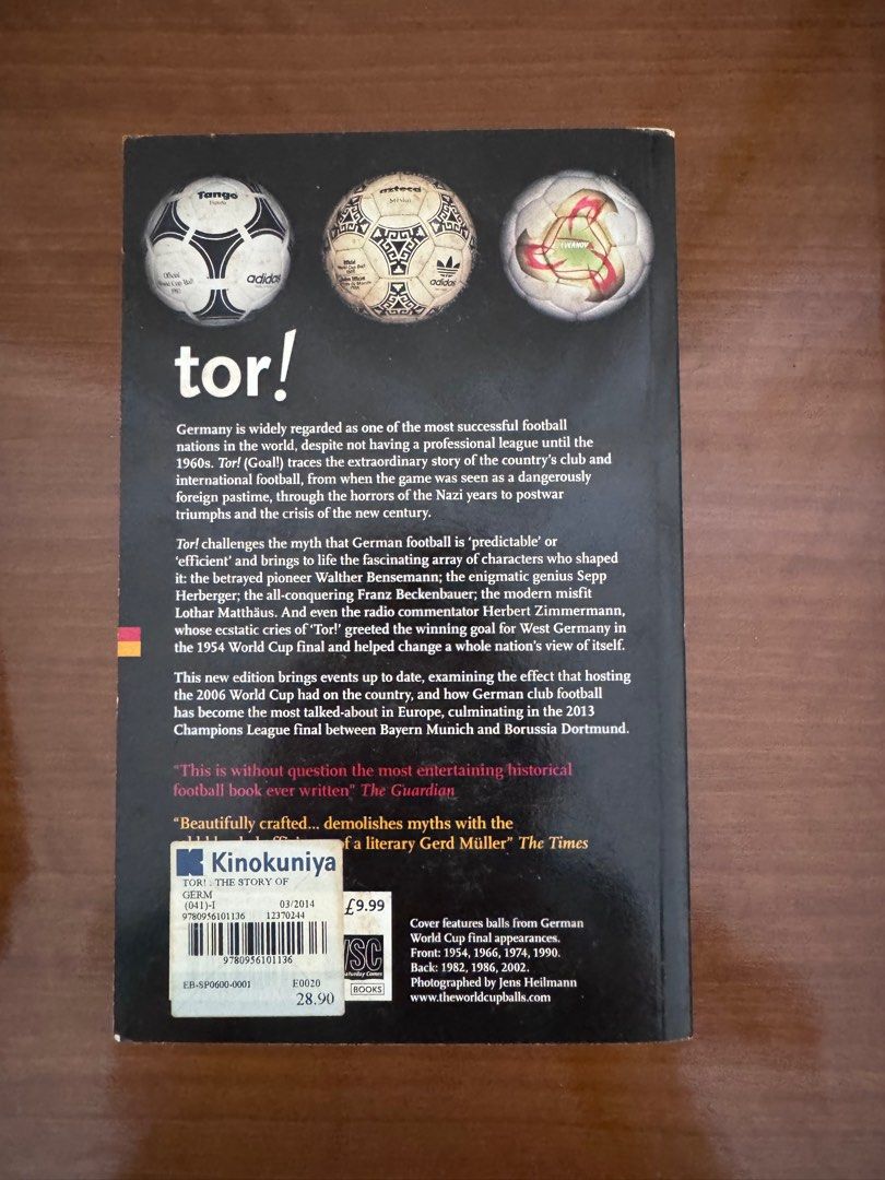 Football book- Tor! The story of German football, Hobbies & Toys, Books ...