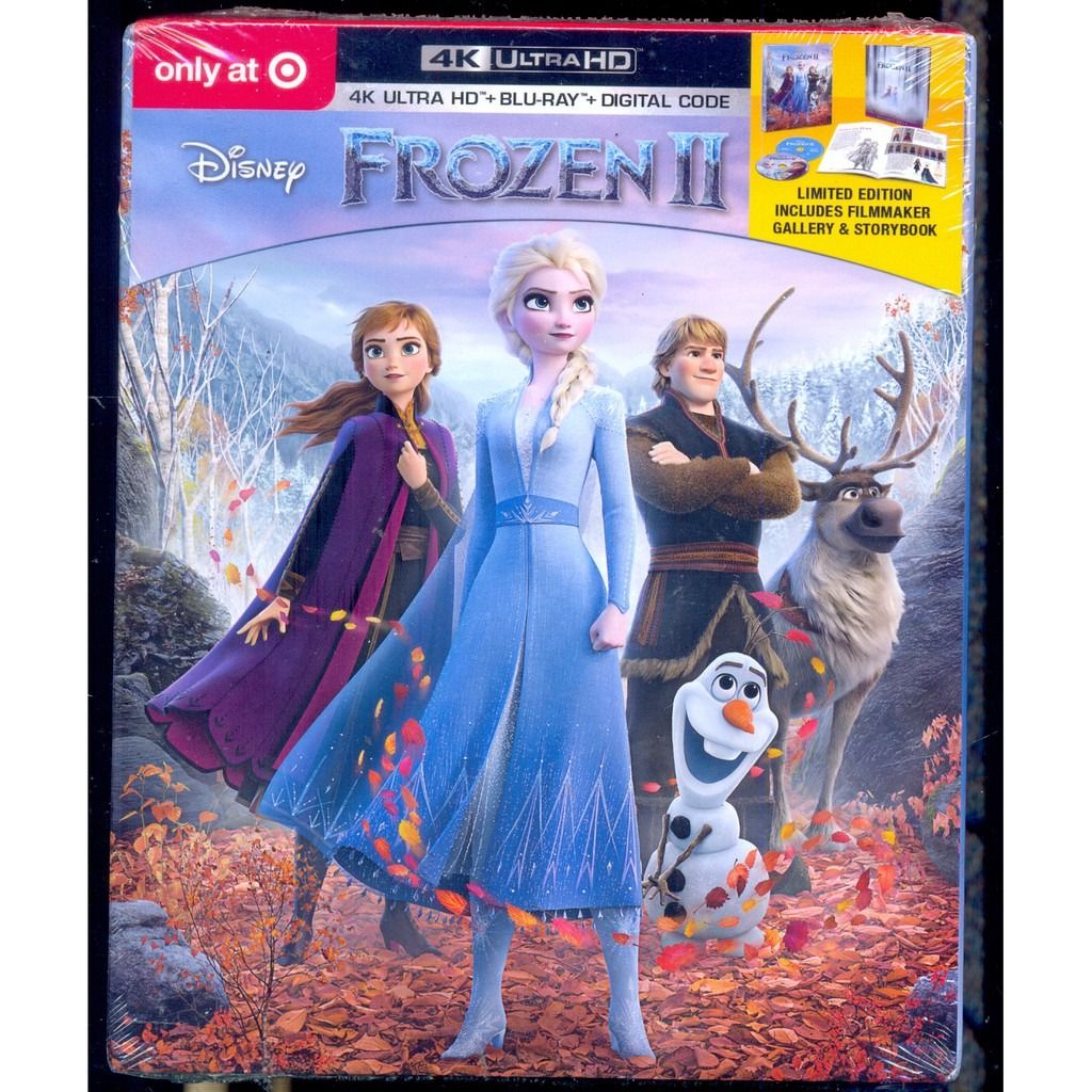 Frozen 2 4K Target Edition [ Blu-Ray ], Hobbies & Toys, Music & Media ...