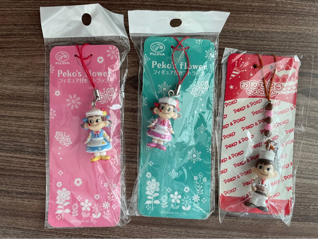 Fujiya peko poko phone charm/ figures, Hobbies & Toys, Toys & Games on ...