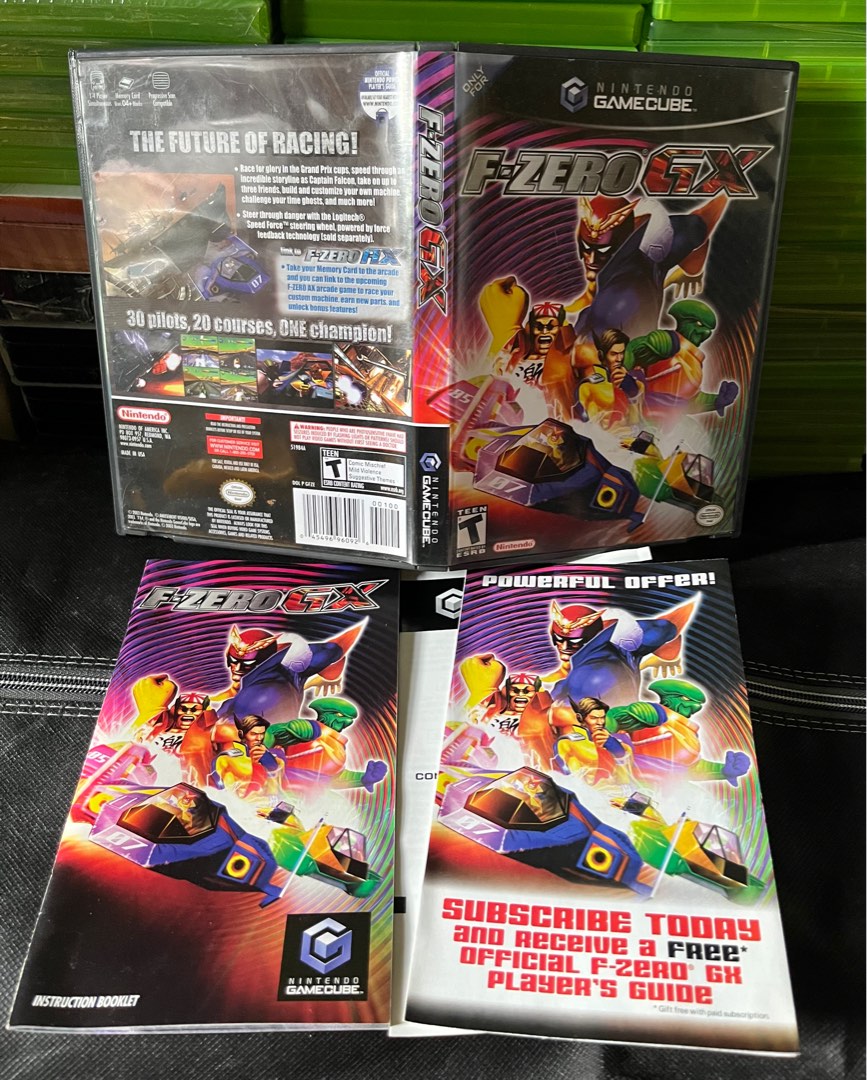 F Zero Gx Game Case And Manuals Only Nintendo Gamecube Free Smartpac