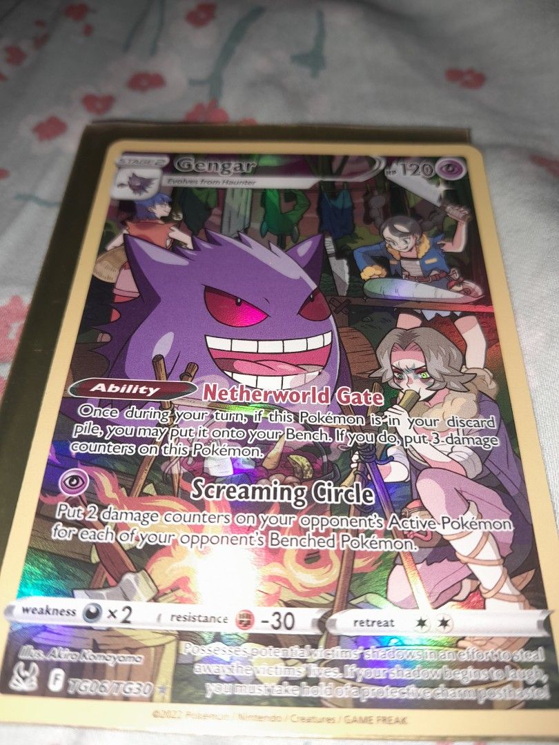 Gengar full art holo, Hobbies & Toys, Toys & Games on Carousell