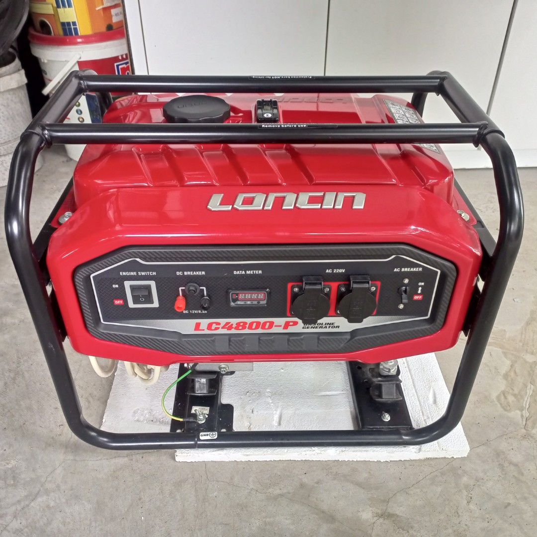 Genset Loncin LC 4800 P 2500 Watt Generator Bensin, Desain & Kerajinan Tangan, Alat & Bahan ...