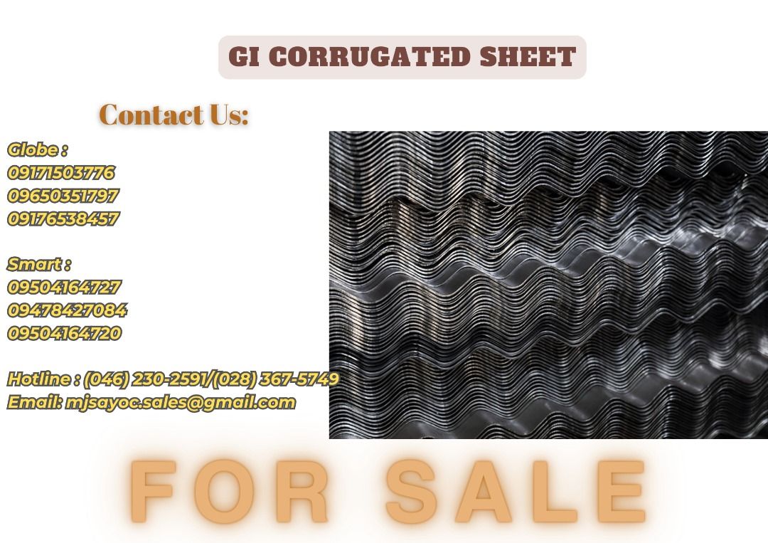 GI CORRUGATED SHEET, Commercial & Industrial, Construction & Building ...