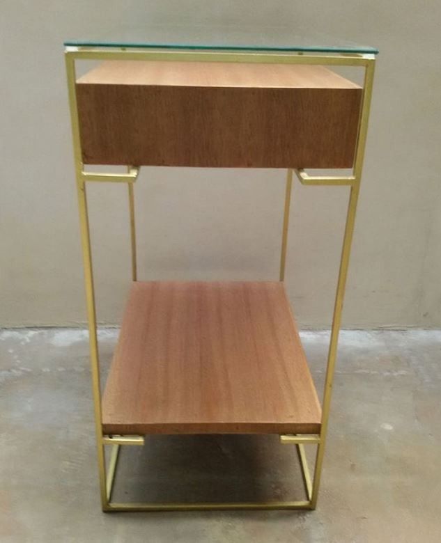 Glass Night Stand Table, Furniture & Home Living, Furniture, Tables ...