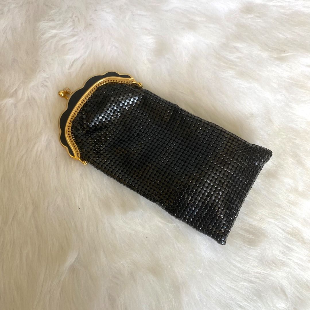 Glomesh Vintage Black Gold Mesh Bag, Women's Fashion, Bags & Wallets ...