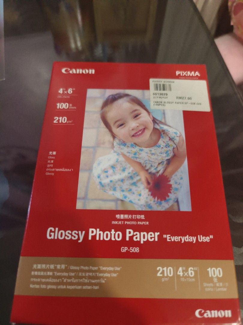 glossy photo paper canon, Computers & Tech, Printers, Scanners ...