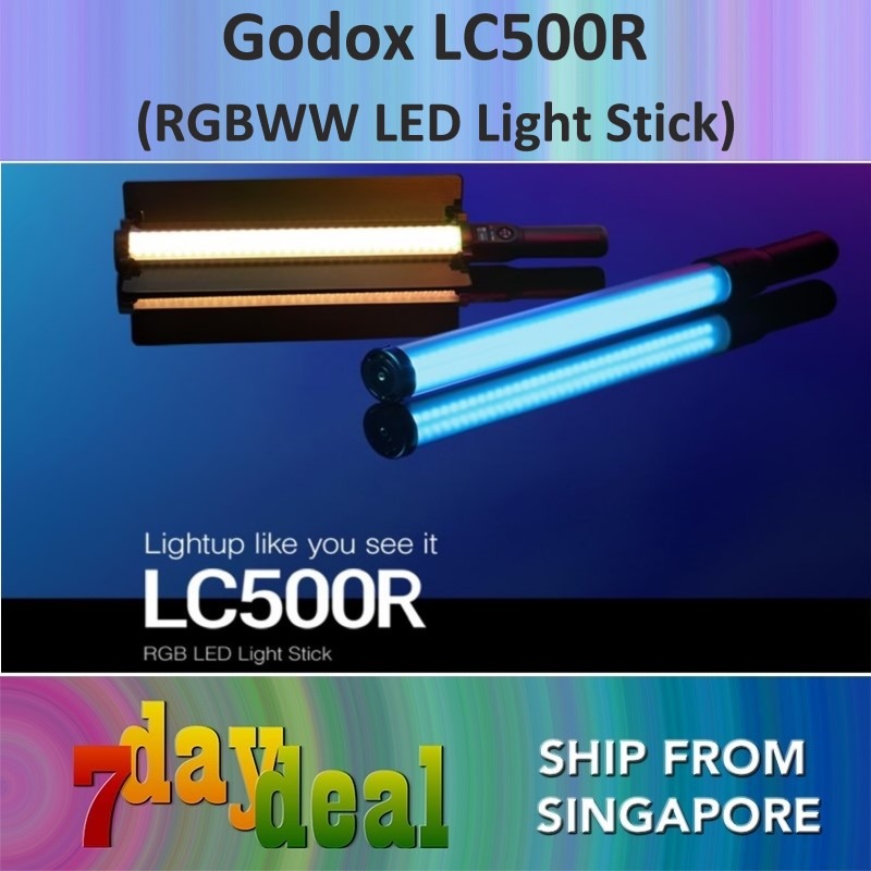 Godox LC500R RGBWW LED Light Stick, Photography, Photography ...