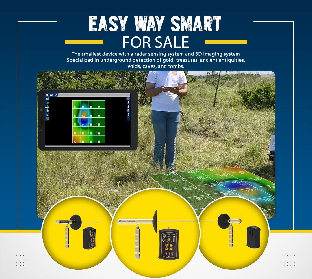 Gold Detector 3D Scanner Locator Smart Easy Way Dual System, Commercial ...