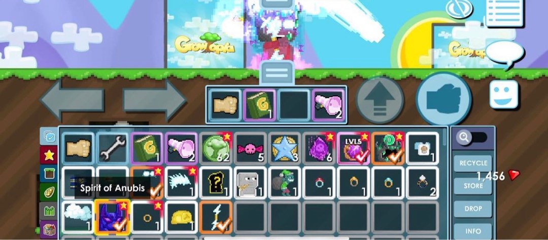 Growtopia account - spirit of Anubis, Video Gaming, Gaming Accessories ...