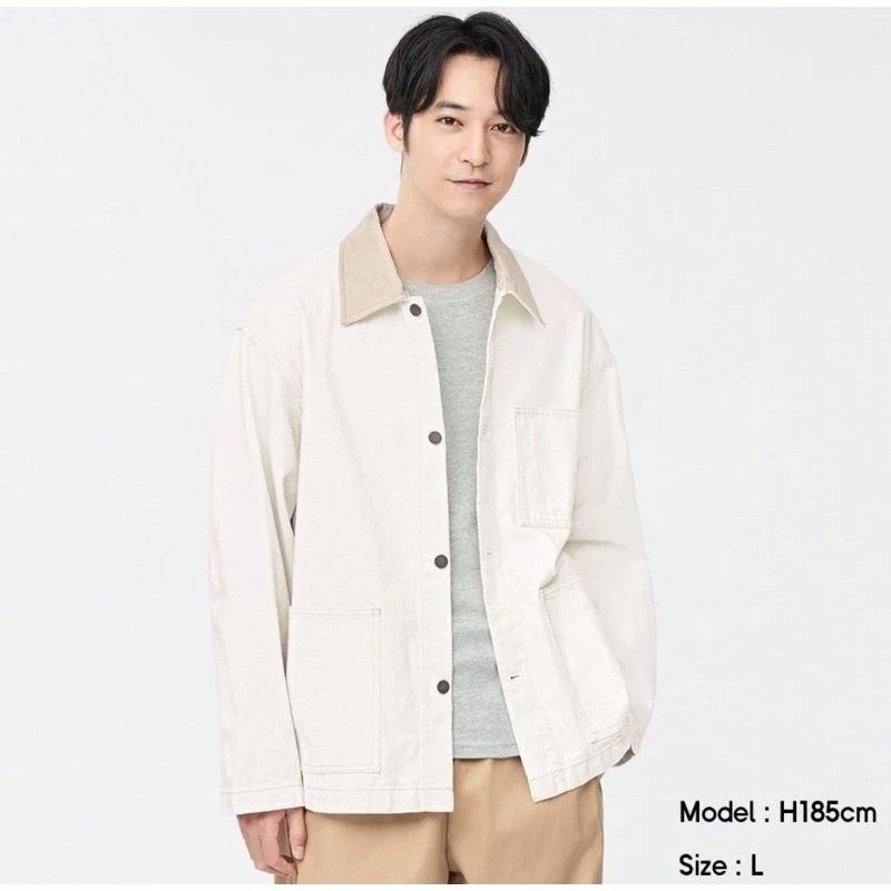 GU UTILITY DENIM JACKET, Men's Fashion, Coats, Jackets and Outerwear on ...