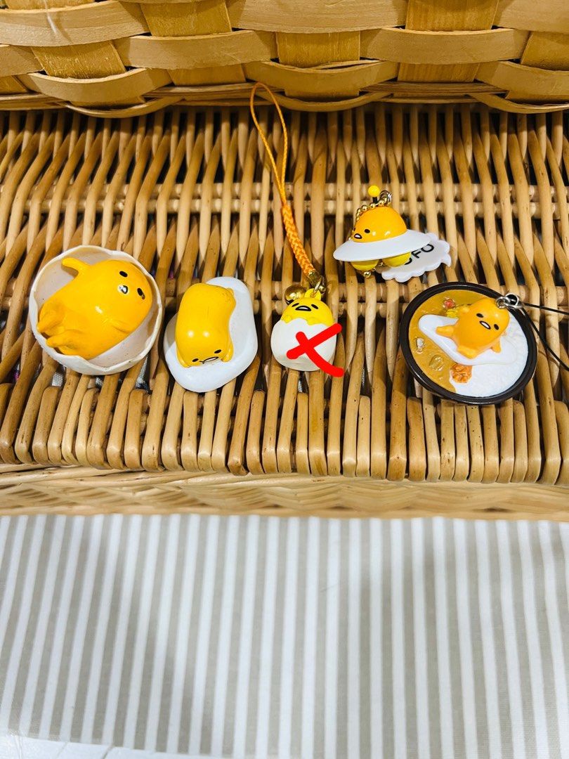 Gudetama Keychain figure ( each Rm8), Hobbies & Toys, Toys & Games on ...