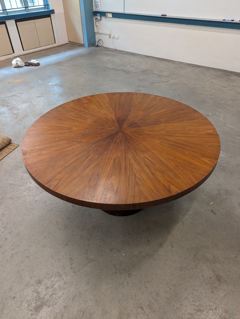 Hard Wood Round Table, Furniture & Home Living, Furniture, Tables ...