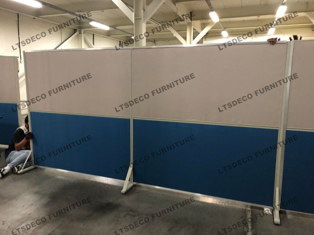 HIGH PARTITION - OFFICE FURNITURE WALL PANEL DIVIDERS, Furniture & Home ...