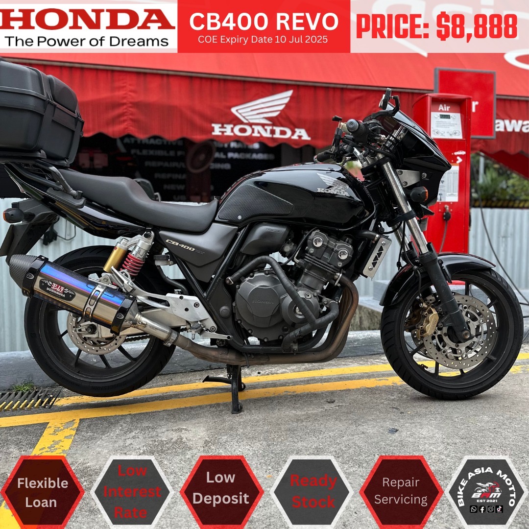 Honda CB400 REVO, Motorcycles, Motorcycles for Sale, Class 2A on Carousell