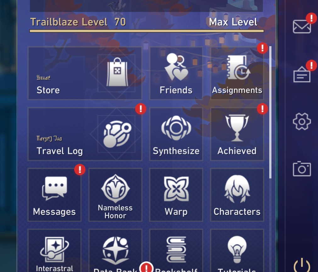 Honkai Star Rail End game account max lvl , all characters + C6 Kafka ...