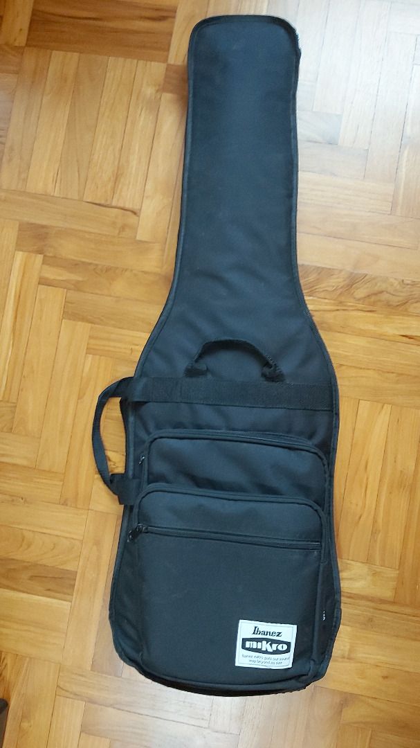 Ibanez Short Scale Bass Guitar Gsrm20 Black New Strings Set Gig Bag Hobbies And Toys Music