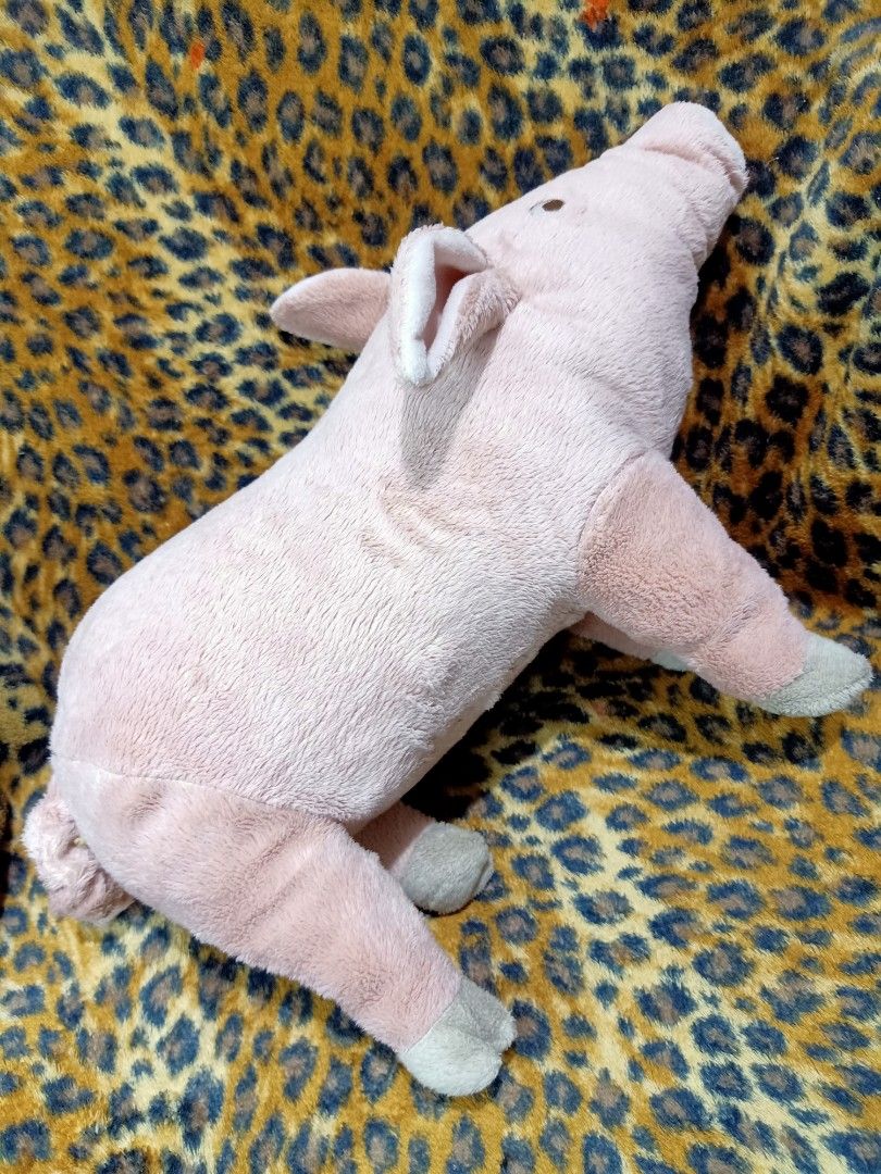 IKEA BRAND VERY CHUBBY REALISTIC KNORRIG PIG PLUSH TOY, Hobbies & Toys ...
