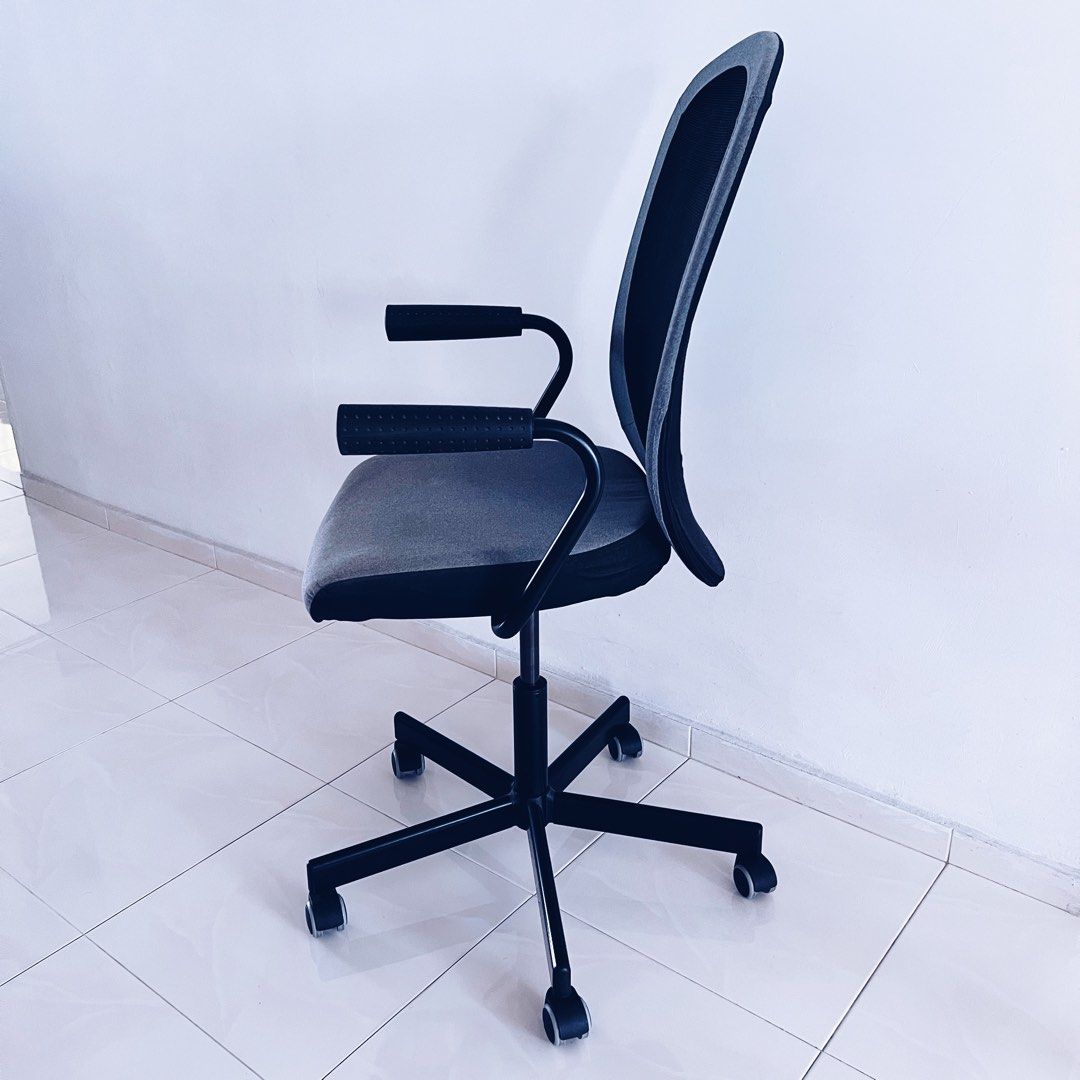 IKEA FLINTAN Office Chair with Arm Rests, Furniture & Home Living ...