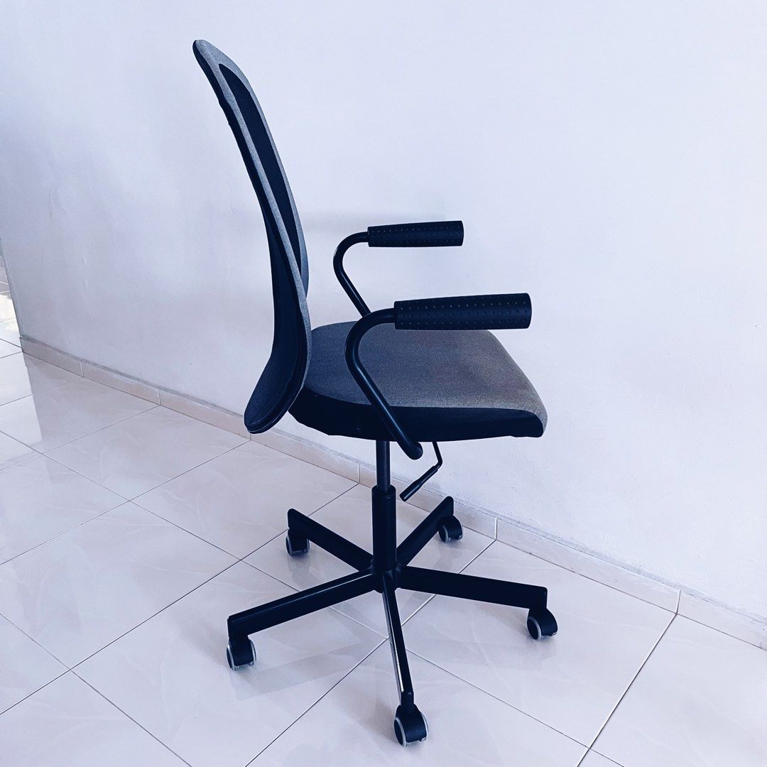 IKEA FLINTAN Office Chair with Arm Rests, Furniture & Home Living ...