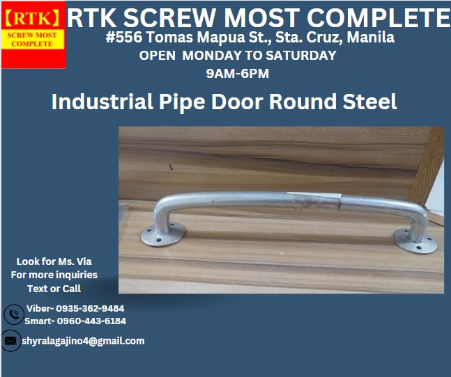 Industrial pipe door round steel, Commercial & Industrial, Construction ...