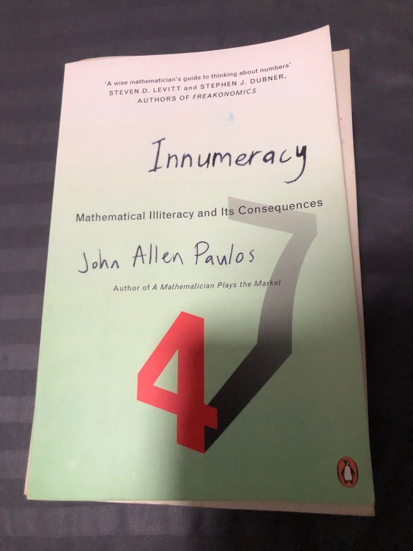 Innumeracy Book by John Allen Paulos, Hobbies & Toys, Books & Magazines ...