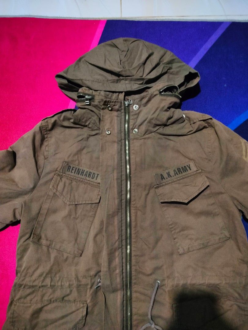 Jaket Long Urban Army Vintage, Men's Fashion, Coats, Jackets and ...