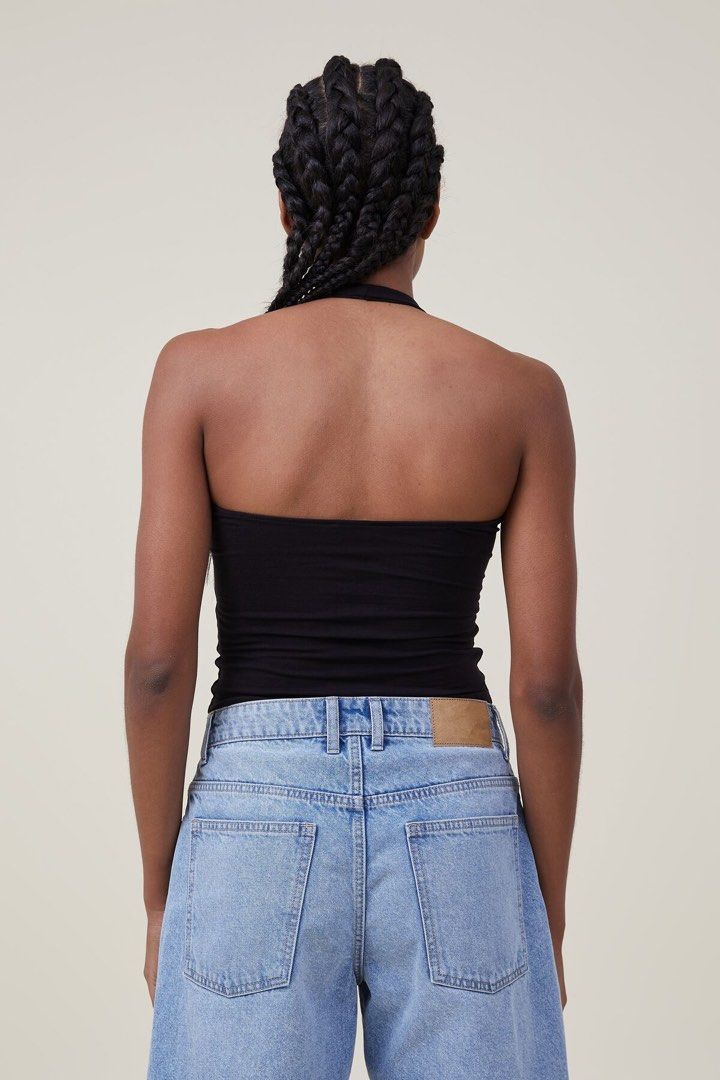 JESSICA HALTER TOP, Women's Fashion, Tops, Sleeveless on Carousell