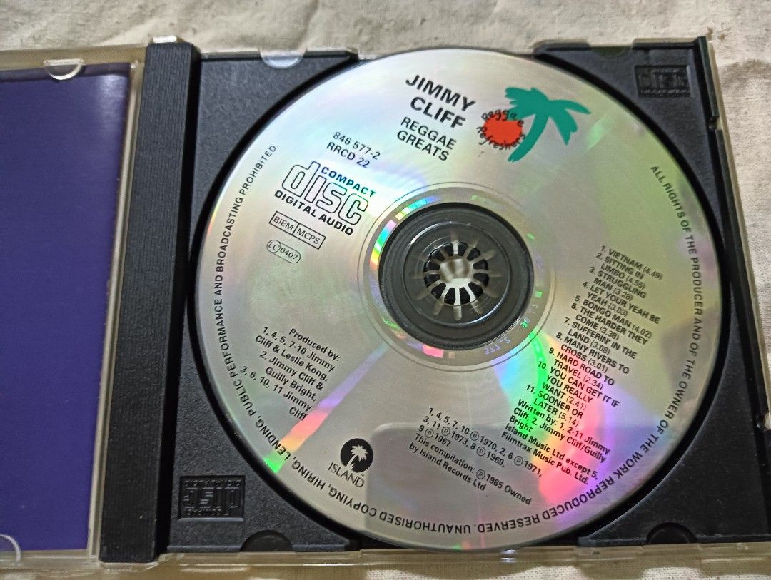 Jimmy Cliff - Reggae Greats, Hobbies & Toys, Music & Media, CDs & DVDs ...