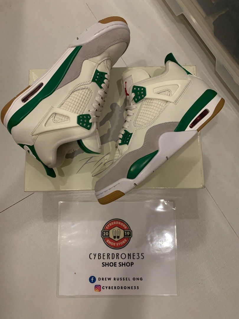 Jordan 4 Sb Pine Green, Men's Fashion, Footwear, Sneakers on Carousell