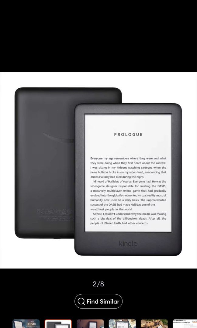 Kindle 10th gen with backlight 4gb black with cover, Mobile Phones ...