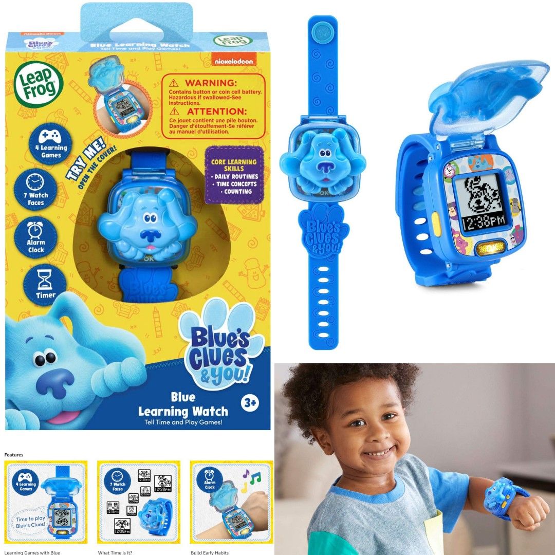 LeapFrog Blue's Clues and You! Blue Learning Watch Nickelodeon, Hobbies ...