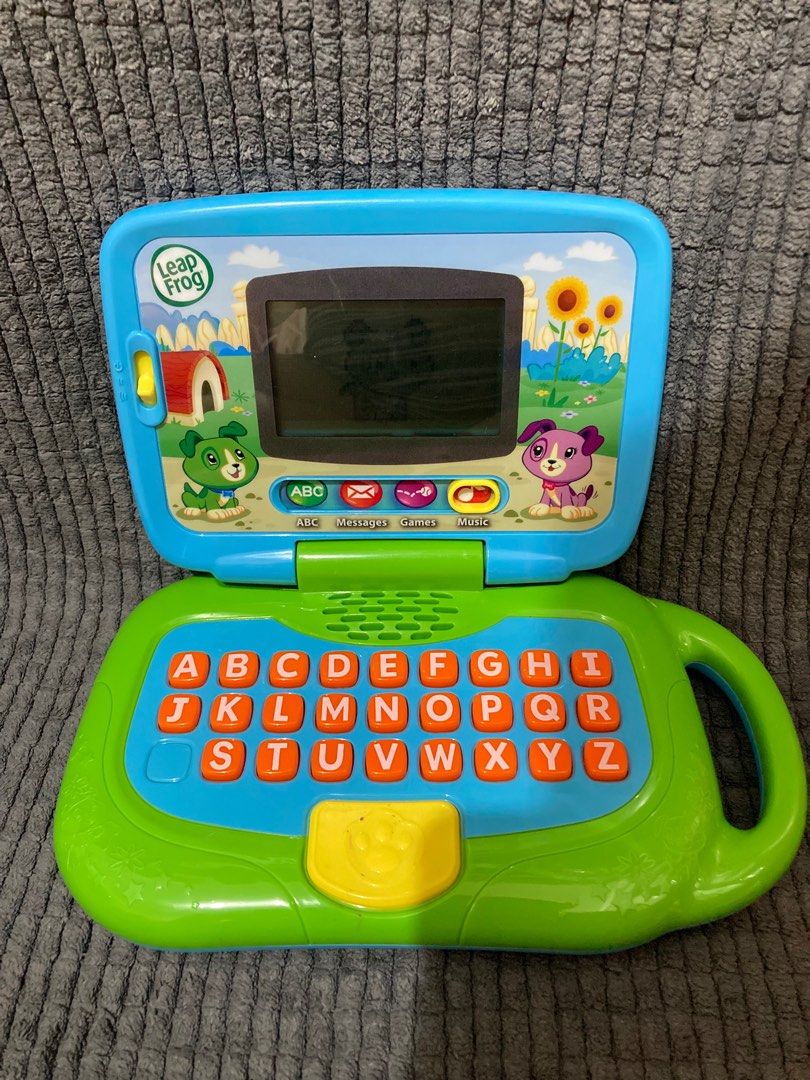 LeapFrog My Own Leaptop, blue green, Hobbies & Toys, Toys & Games on ...