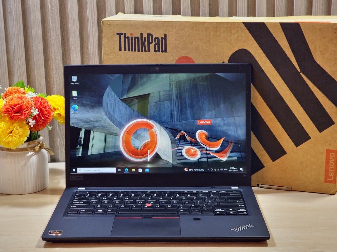 Lenovo Thinkpad T14 Gen 2 Ryzen 5 Pro 565OU 16Gb Ram 256Gb NVMe Flash ...