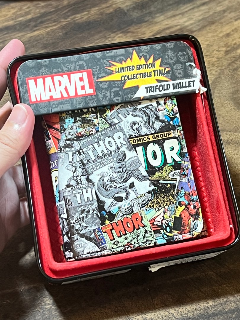 Limited Edition Marvel Wallet - THOR, Women's Fashion, Bags & Wallets ...