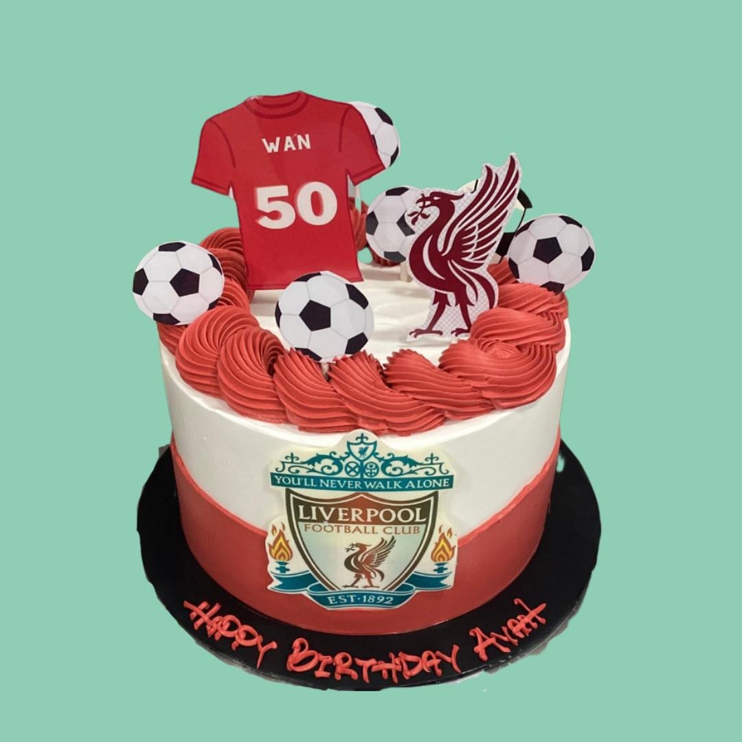Liverpool Soccer Inspired Themed Cake, Food & Drinks, Homemade Bakes on ...