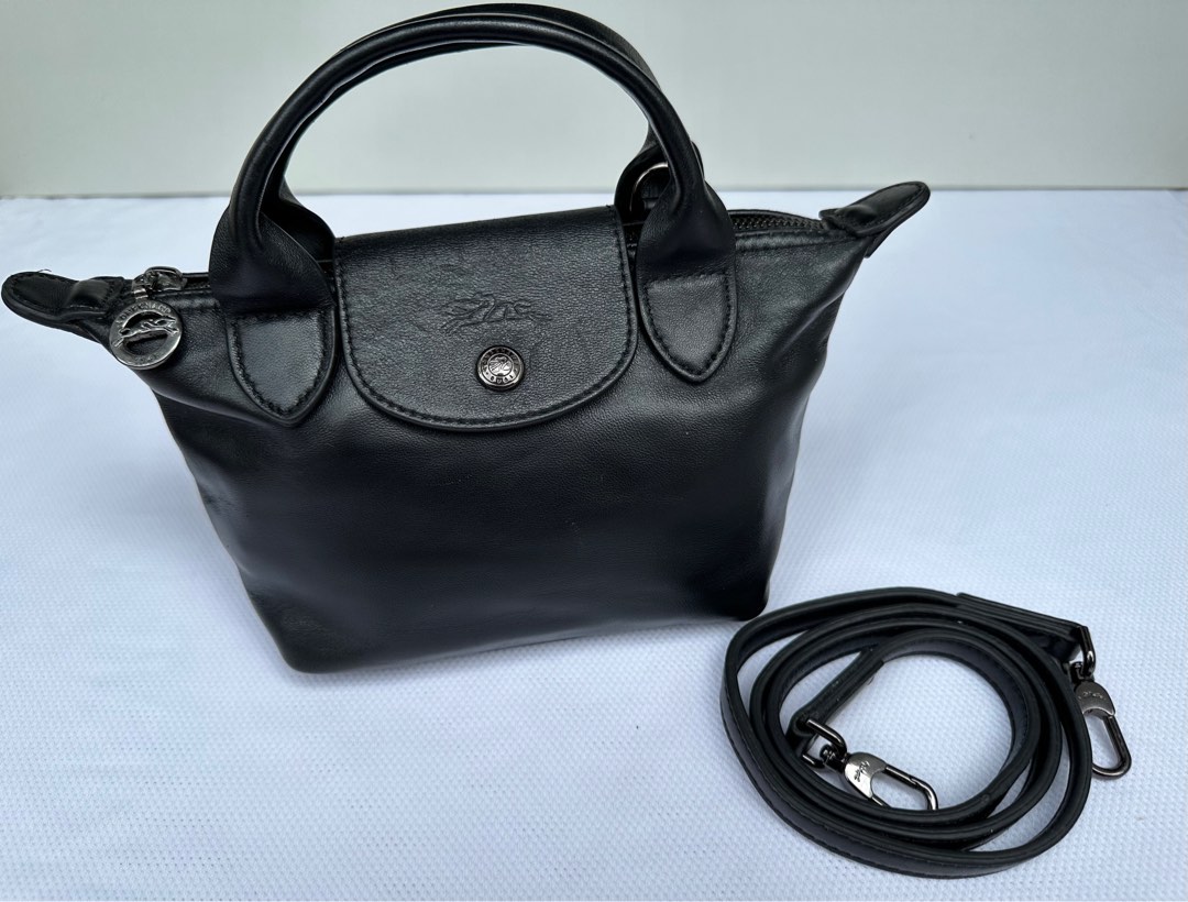 Long champ XS top handle, Luxury, Bags & Wallets on Carousell